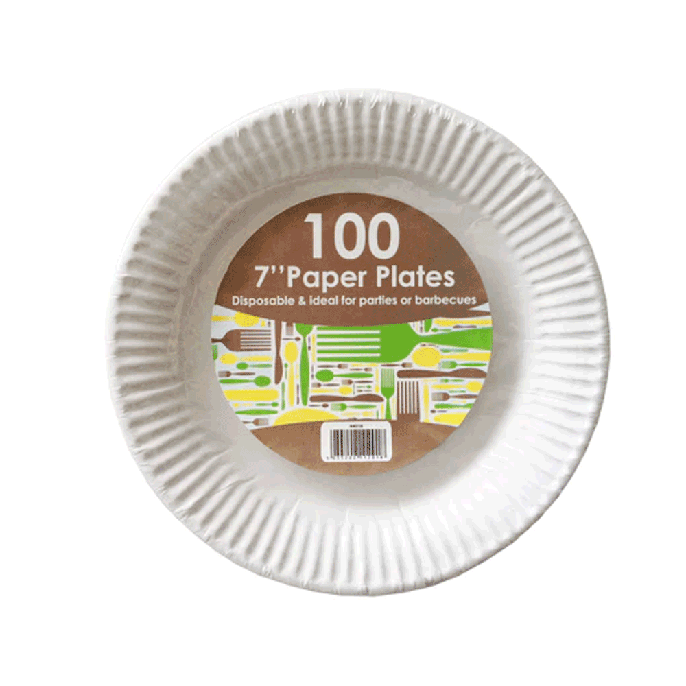 Paper Plate 7" - Case of 1000 | Shop | Countrywide Healthcare