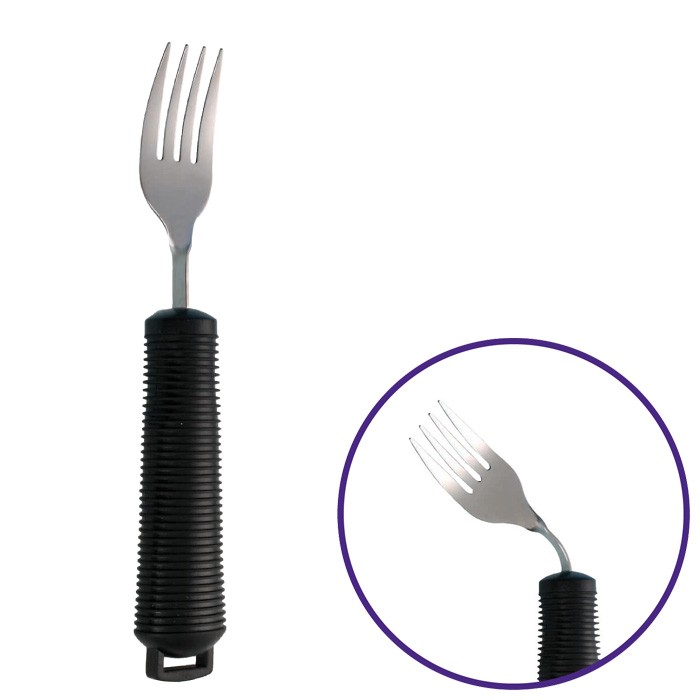 Easy Grip Bendable Fork - Black. | Shop | Countrywide Healthcare