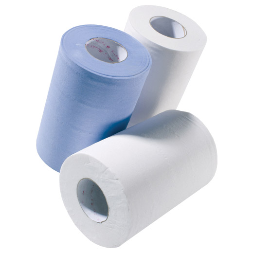 White Mini Centre Feed 2 Ply Rolls | Shop | Countrywide Healthcare