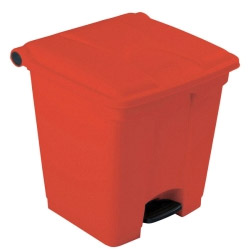 30Ltr Step on Bin - Red | Shop | Countrywide Healthcare