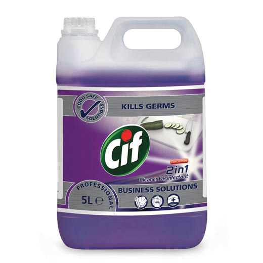 Cif 2 in 1 Cleaner Disinfectant Concentrate 5 Ltr - Case 2 | Shop ...