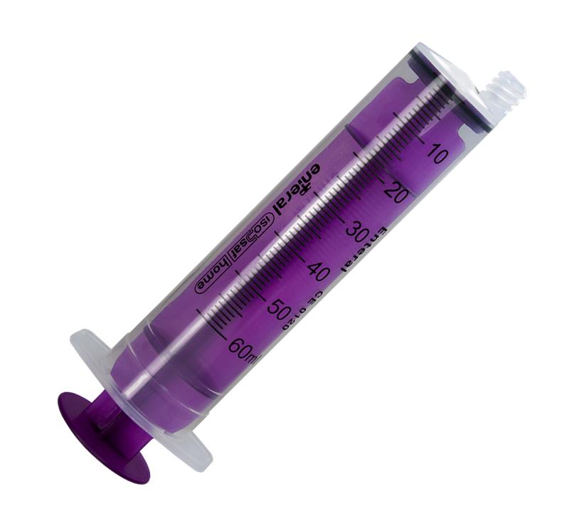 Enteral Syringe Single Use 60Ml Purple Female Enfit - 50 Pack | Shop ...