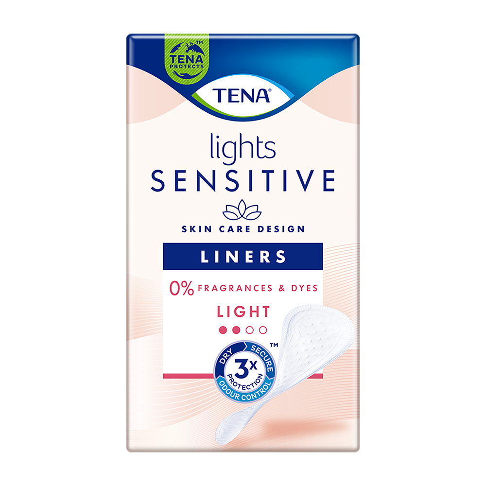 Lights by TENA Light Liner - 28 Pack | Shop | Countrywide Healthcare