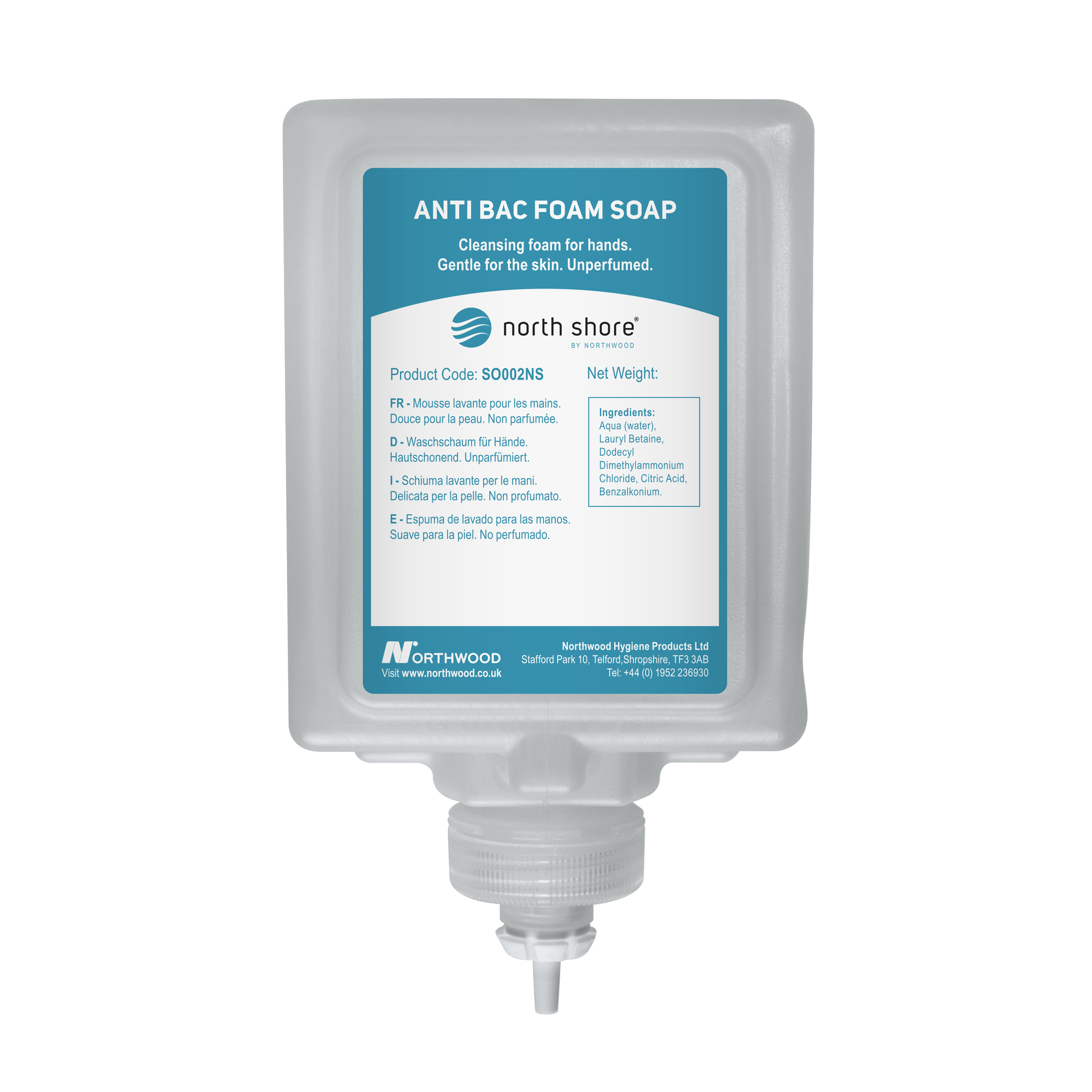 North Shore Anti Bacterial Foam Soap 1000ml - Case 6 | Shop ...