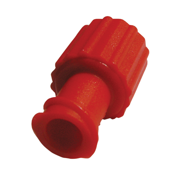Sterile Obturator Male/Female Luer Lock Caps Red - Pack of 100 | Shop ...