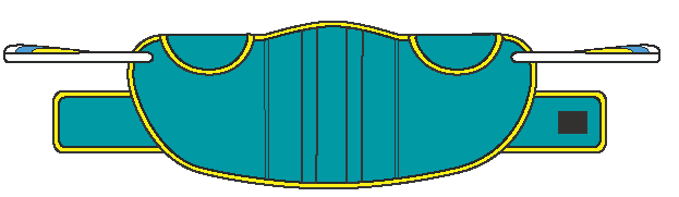 Stand-Aid Sling X Large Keyhole Clip | Shop | Countrywide Healthcare